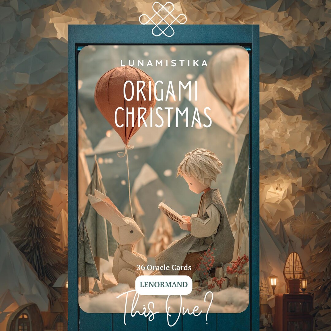 NOUVEAU ! Oracle de Noël en origami | Jeu de cartes de Noël façon ...