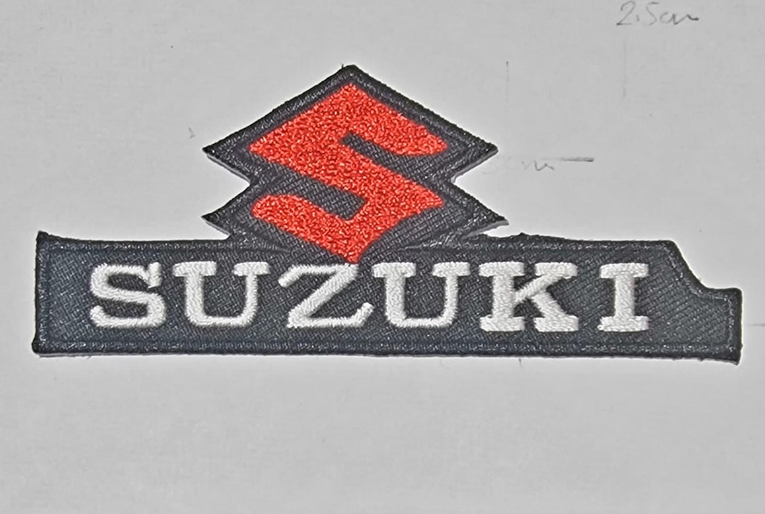 SUZUKI Black/red/silver Car/motor Iron-on/sew-on Patch Logo - Etsy