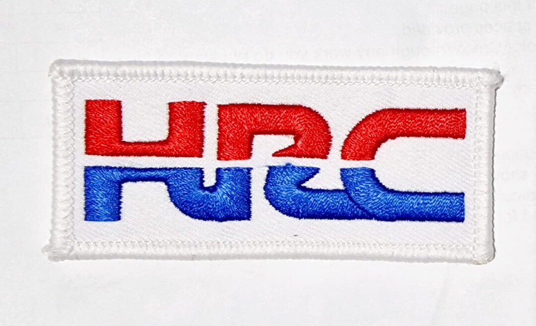 HRC White/red/blue Car/motor Iron-on/sew-on Patch Logo - Etsy