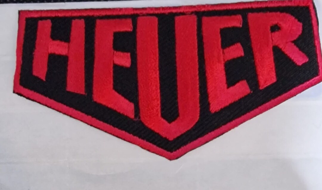 HUEVER Black/red Car/motor Iron-on/sew-on Patch Logo - Etsy