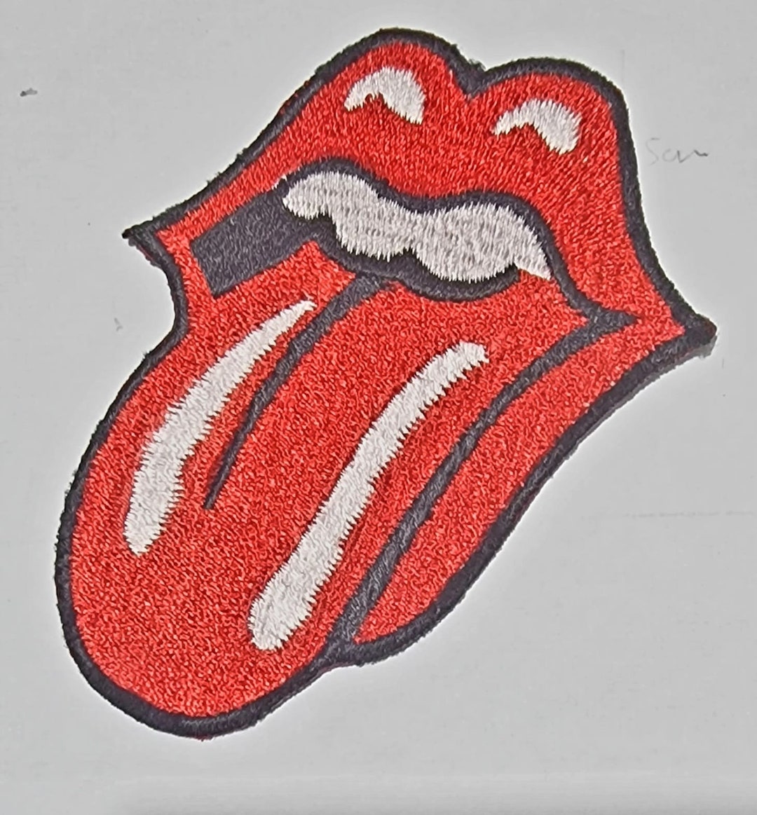 TONGUE ROLLING STONE Jacket/shirt Iron-on/sew-on Patch Logo - Etsy