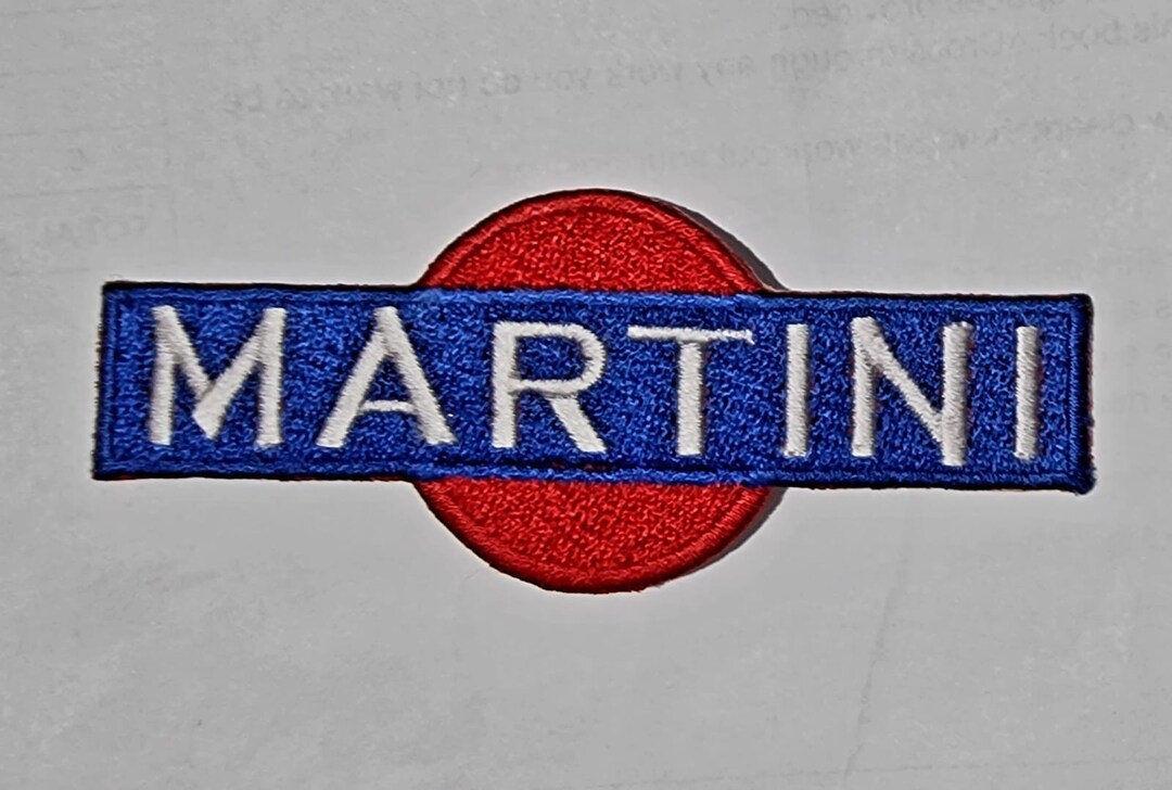 MARTINI Red/blue Car/motor Iron-on/sew-on Patch Logo - Etsy