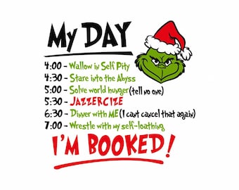 Grinch Im Busy Instant Download - Etsy