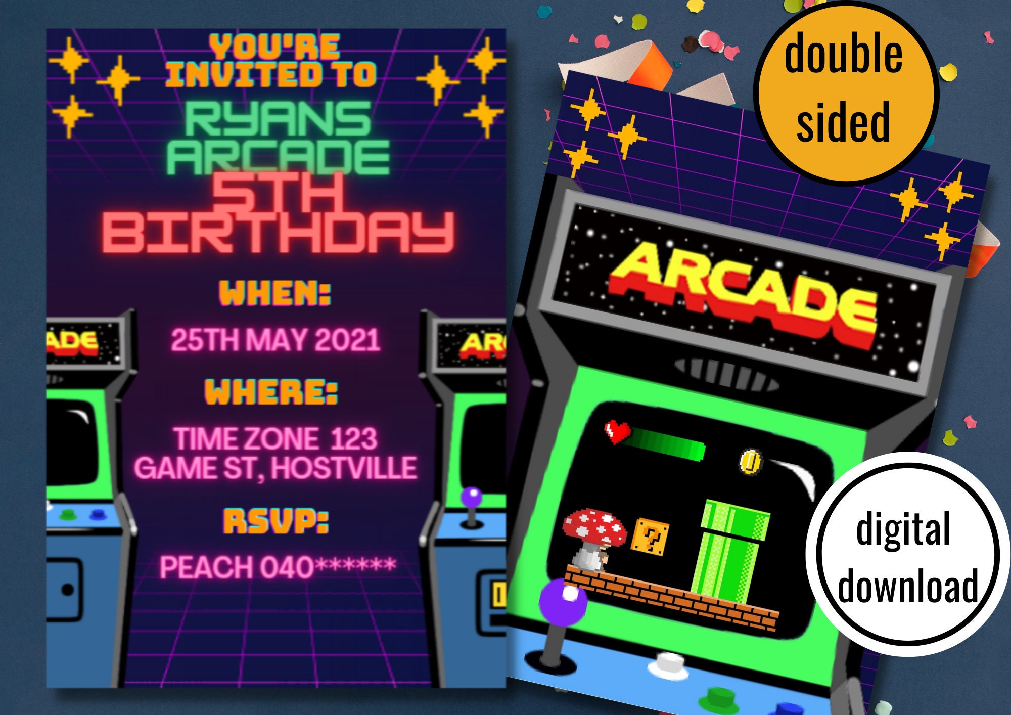 Arcade Birthday Party