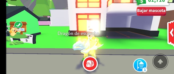 Adopt Me Mega Neon Frost Dragon | Etsy