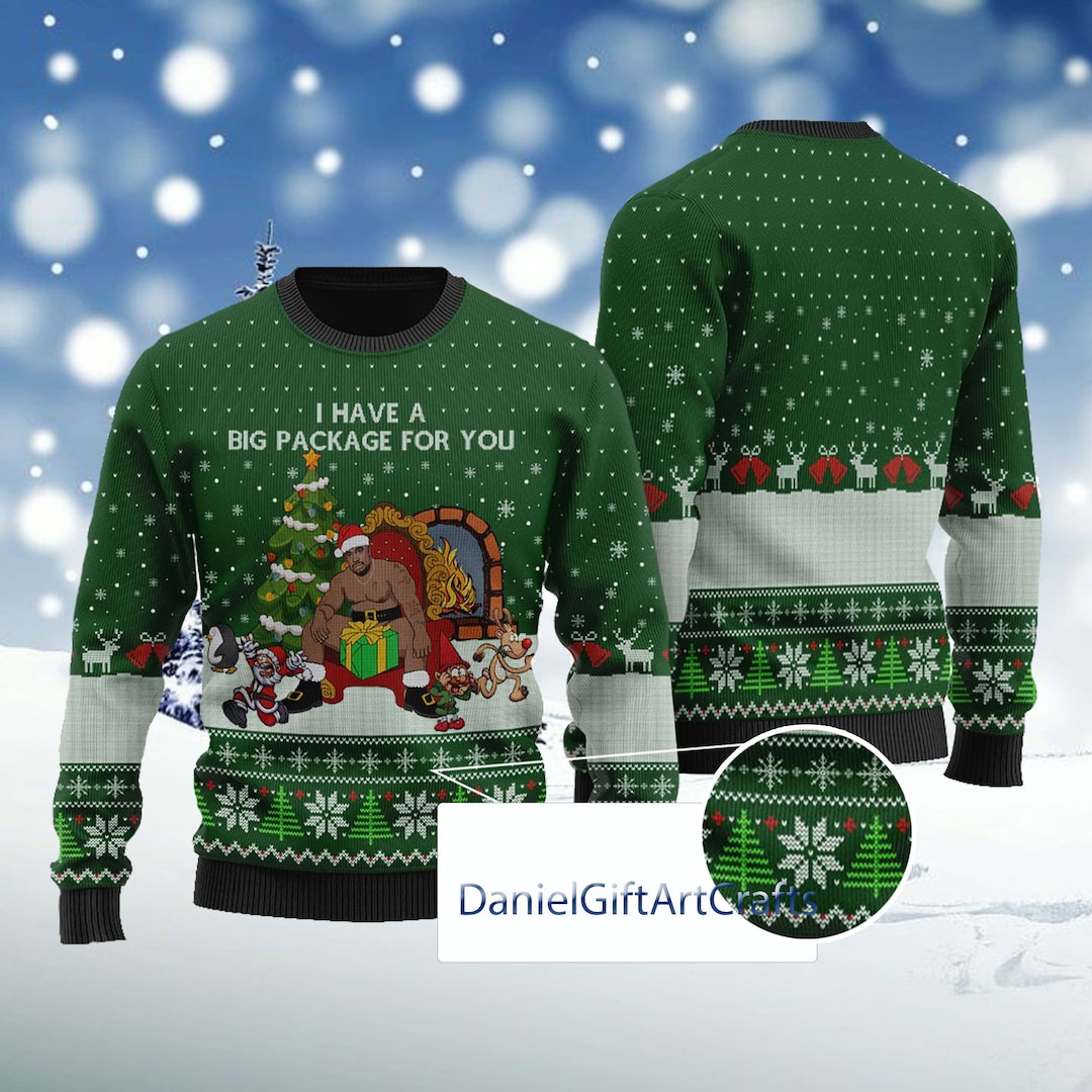 I Have A Big Package for You Barry Wood Christmas Sweater - Etsy