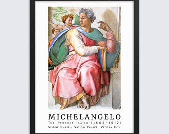 Michelangelo Isaiah - Etsy