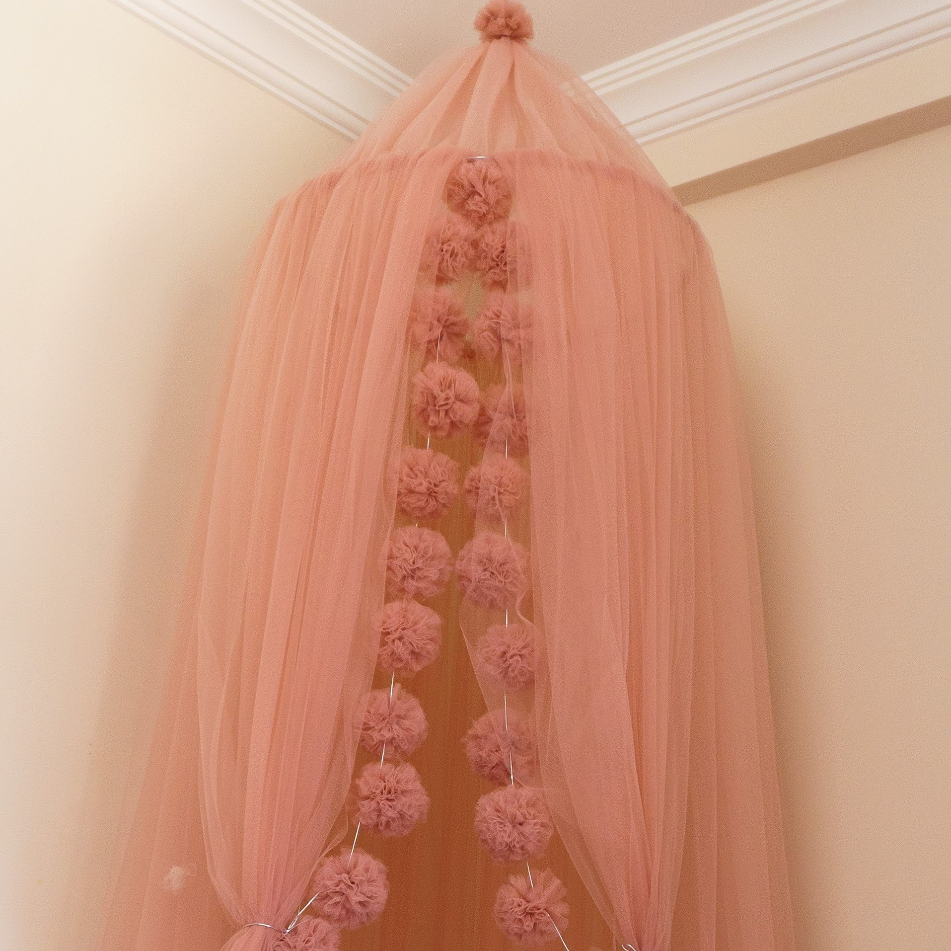 Rose Pink Canopy,powder Pink Canopy, Bed Canopy,hanging Play,crib ...