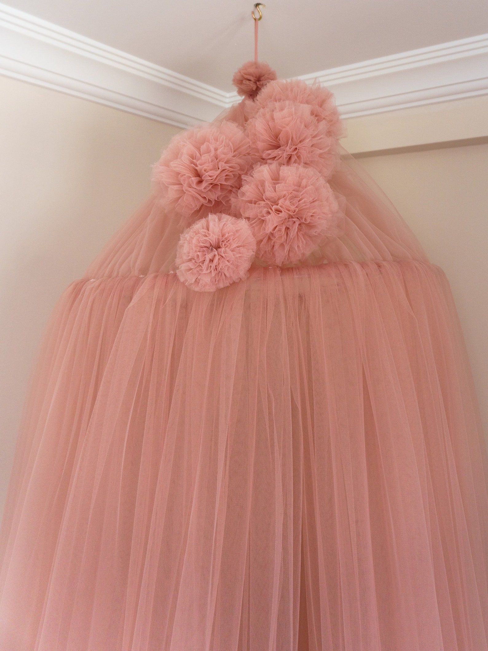 Rose Pink Canopy,powder Pink Canopy, Bed Canopy,hanging Play,crib ...