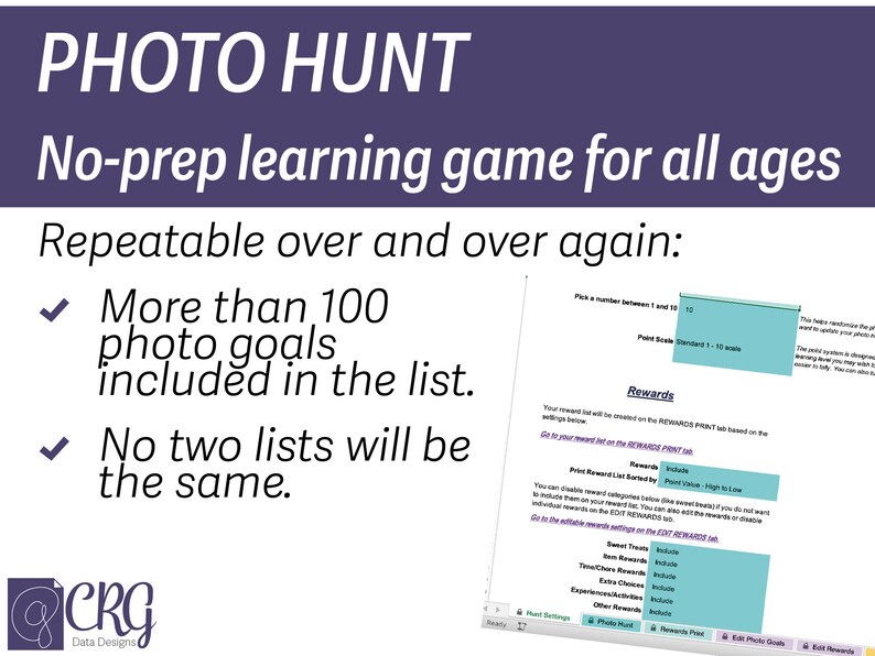 Photo Scavenger Hunt Game Learning, Creativity, Bonding - Etsy