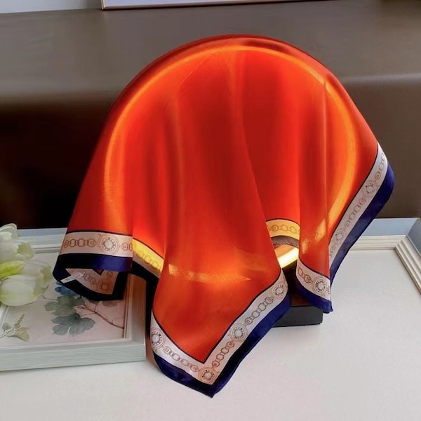 Square Silk Scarf - Etsy