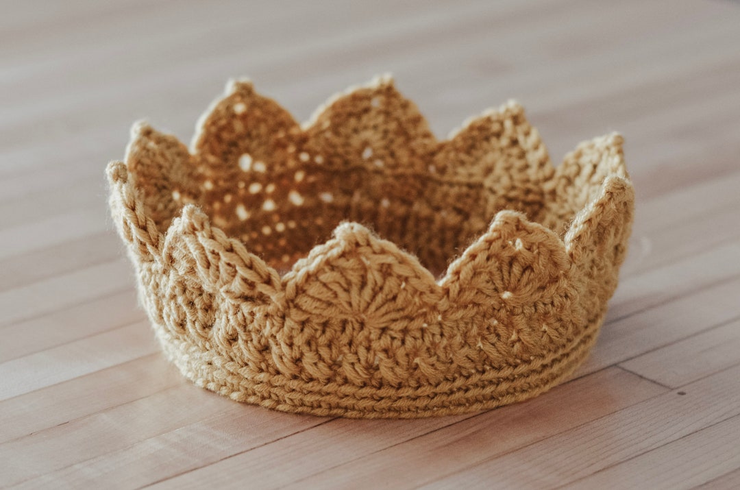 Crochet PATTERN Fairytale Birthday Crown-digital Download PDF (newborn ...