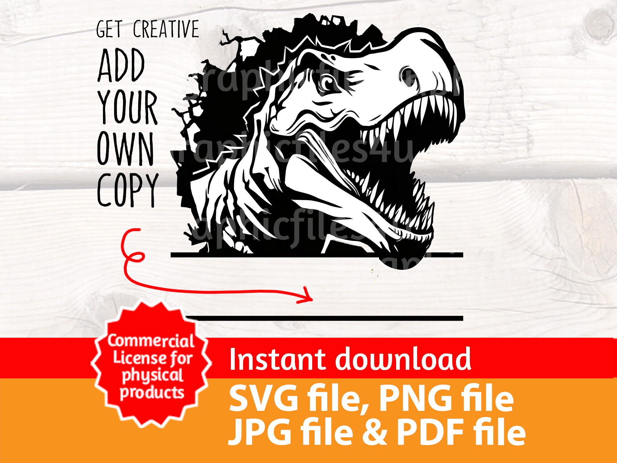 T-rex Svg, T Rex Png, Dinosaur Clip Art, Tyrannosaurus Rex Clipart. A T ...