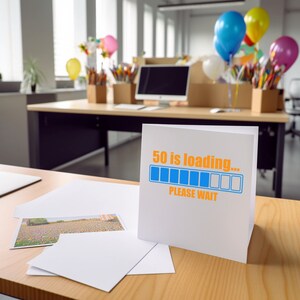 50th Birthday SVG PNG JPG Digital Files Saying 50 is Loading, 50th ...