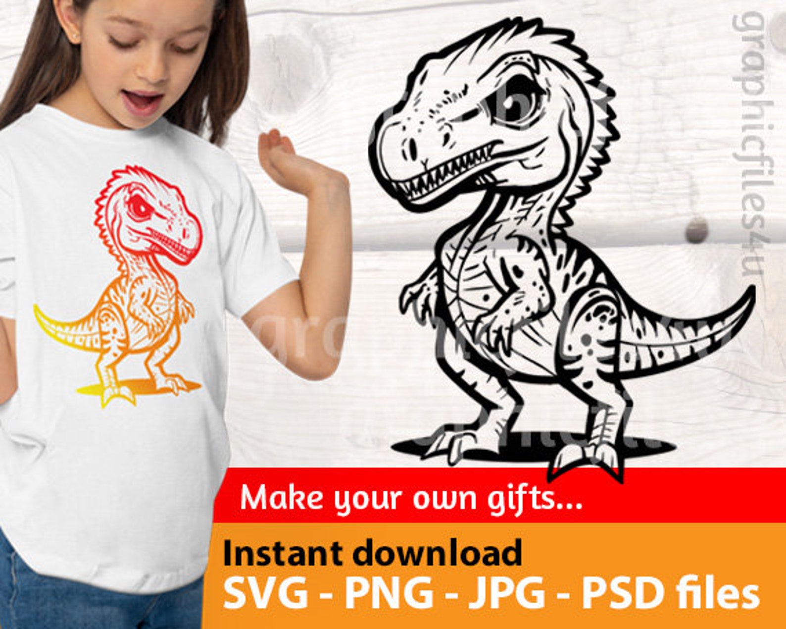 Cute Dinosaur Svg Cute Dino Svg Png Jpg Psd Files - Etsy UK