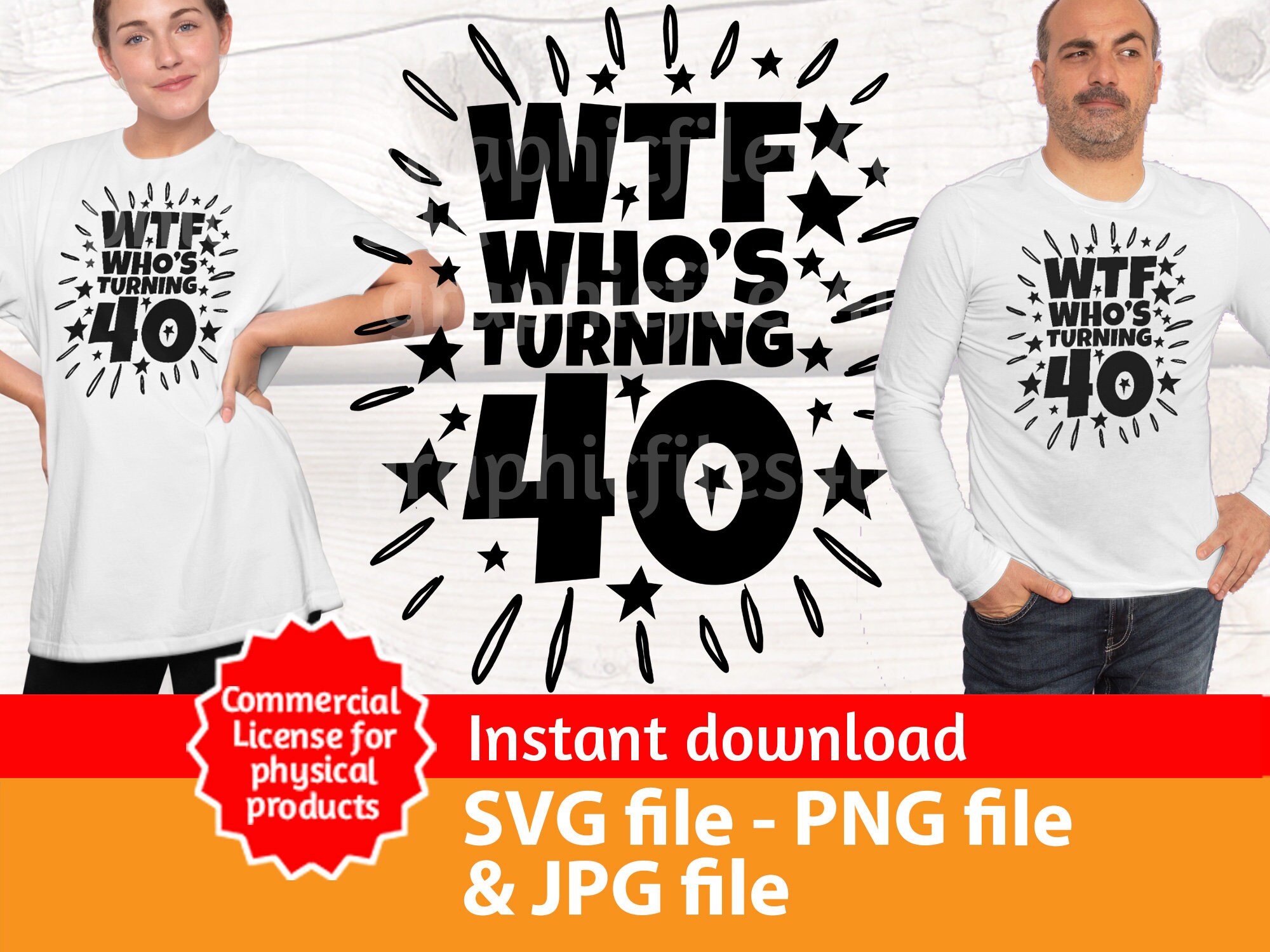 WTF Svg Png Jpg Wtf Who is Turning Forty Svg Best Friend - Etsy Australia