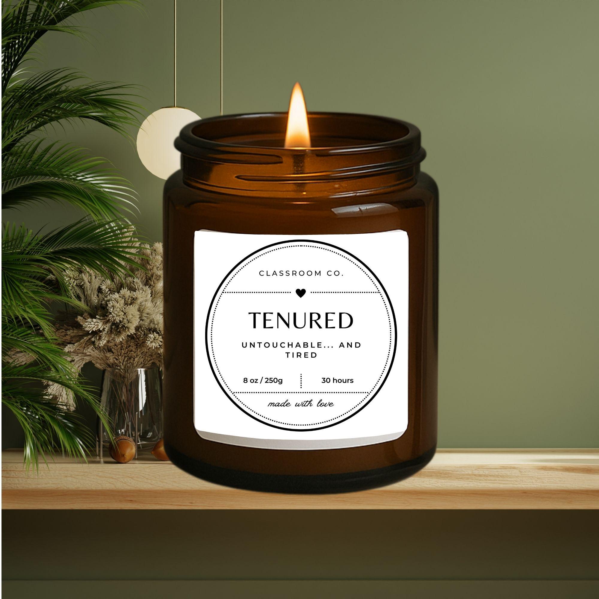 Editable Candle Label Bundle,teacher Candle Label Template, Editable ...