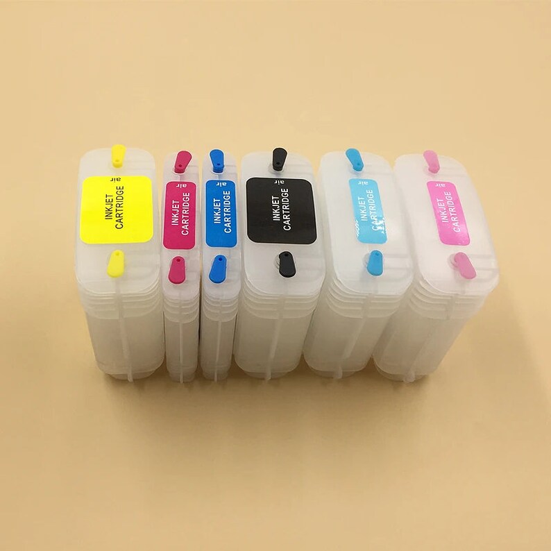 Refillable HP 84 85 Ink Cartridge for Designjet 130 130gp 130nr 30 30gp ...
