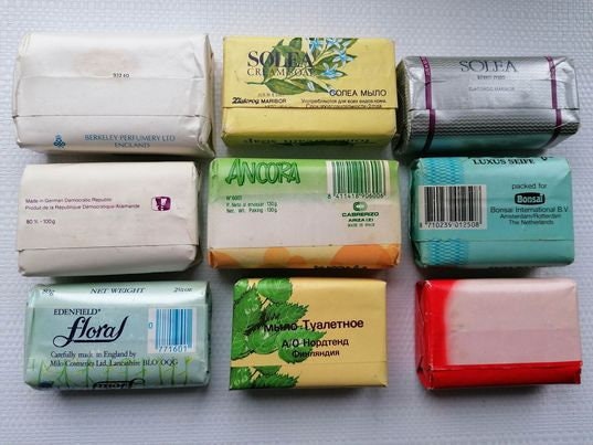 Vintage Soap 1980s Collection Soap From Europe - Etsy