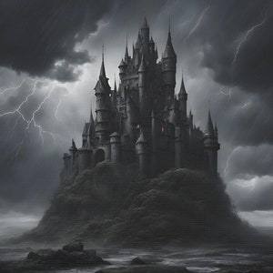 Enter the Dark Zone Canvas Wrap the Ominous Castle of Apocalypse A ...