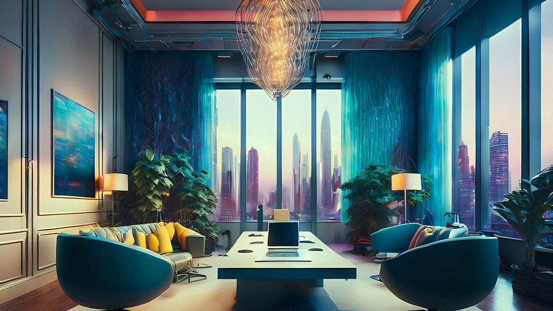 Zoom Call Background Bethesda Top View Digital Instant Download Office ...