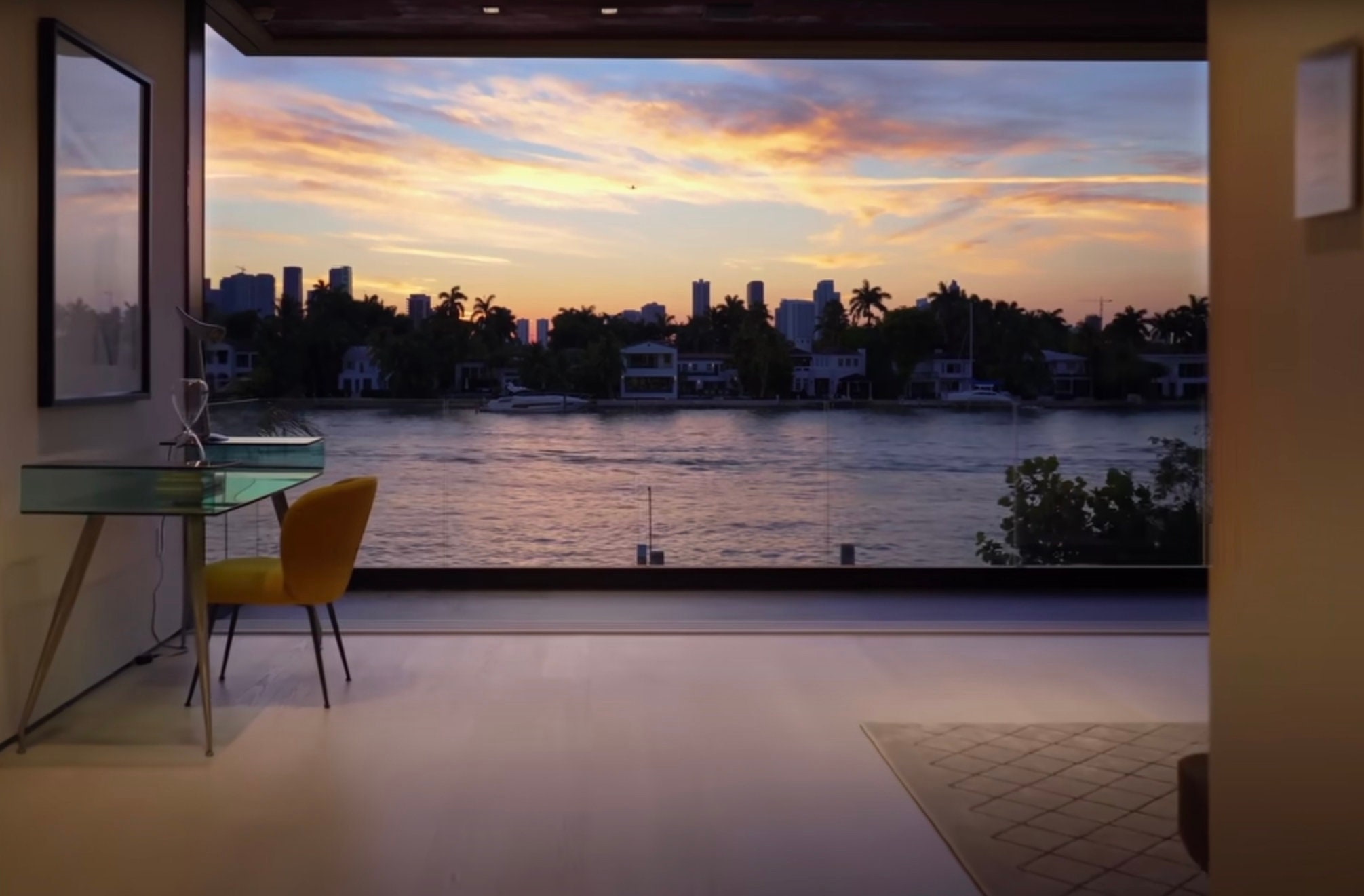 Miami Style Digital Downloadable Office Backdrop Minimalist Zoom ...