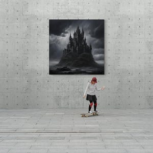 Enter the Dark Zone Canvas Wrap the Ominous Castle of Apocalypse A ...