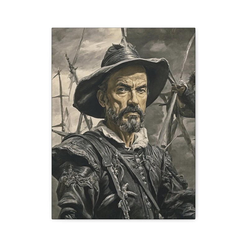 Don Quixote Art Print | Iconic Literature Portrait of the Spanish Novel ...