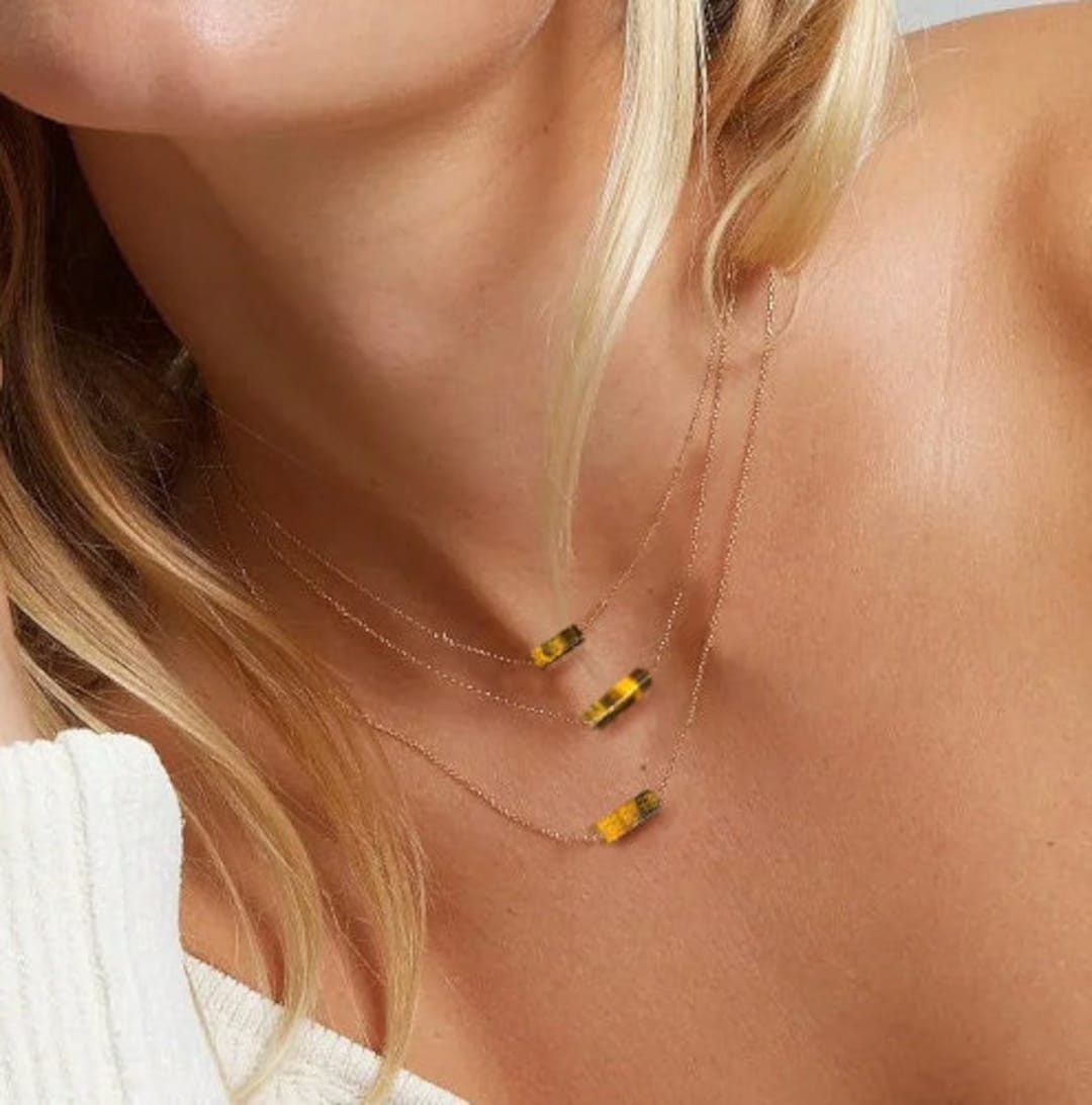 Tigers Eye Crystal Necklace, Tigers Eye Pendant , Healing Necklace ...