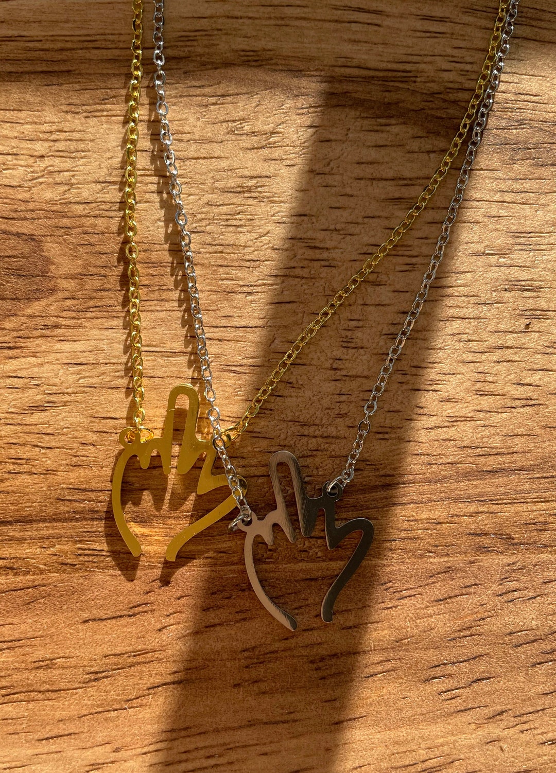 Tiny Middle Finger Necklace, Middle Finger, Pendant, Funny Jewelry ...