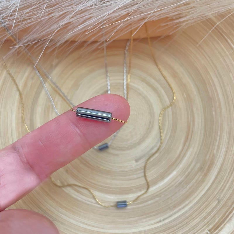 Gold Hematite Rectangle - Etsy