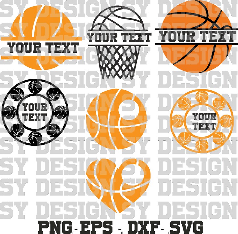 Basketball SVG Basketball Team SVG Basketball Monogram SVG - Etsy