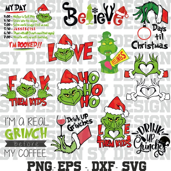 Grinch Svg - Etsy