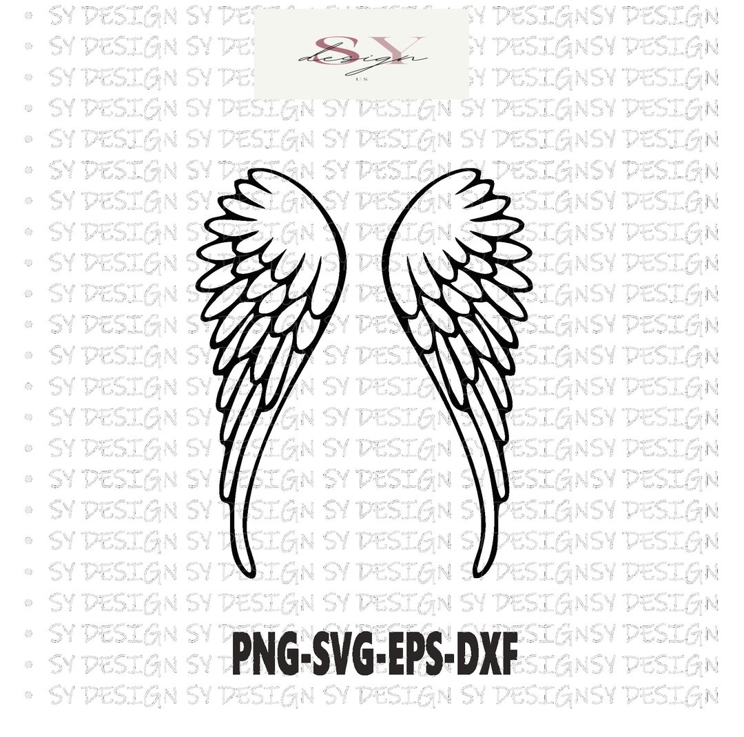 Angel Wings Svg Memorial Svg Wings Svg Angel Svg Heart - Etsy Australia