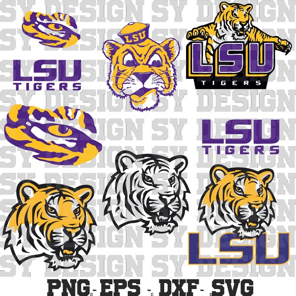 Lsu Svg - Etsy