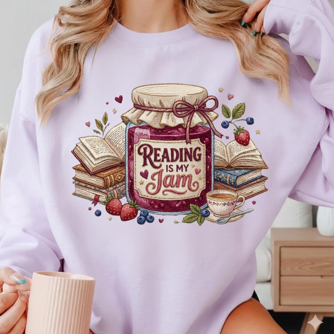 Reading is My Jam PNG: Book Lover Design (digital Download) - Etsy