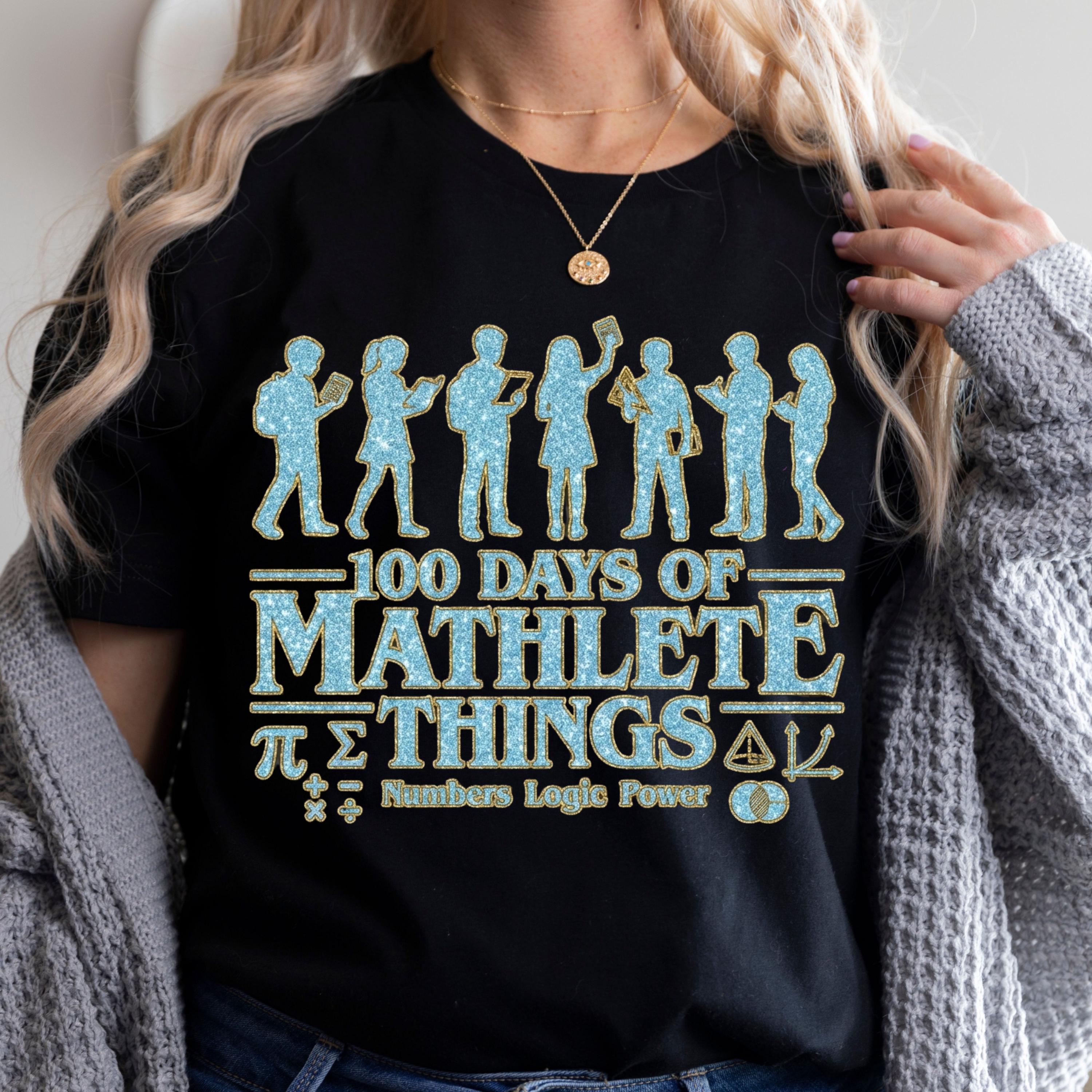 100 Days of Mathlete Things PNG | Math Teacher Gift (digital Download ...