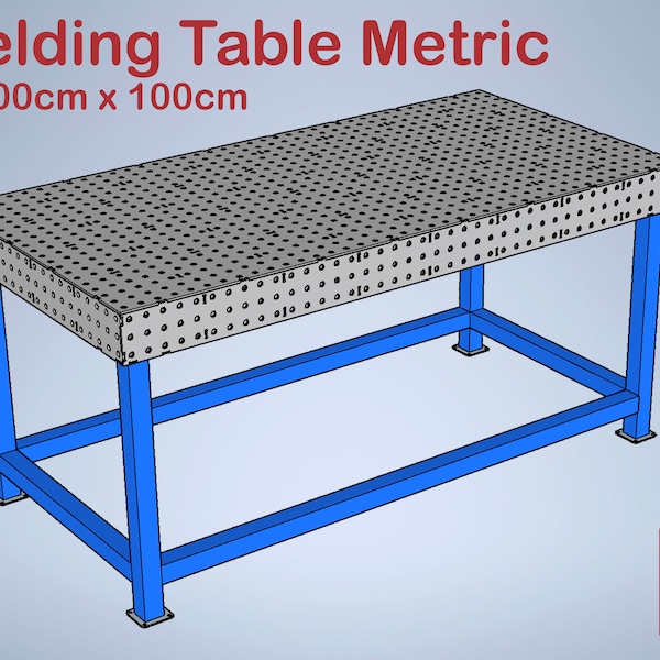 Welding Table Plans - Etsy