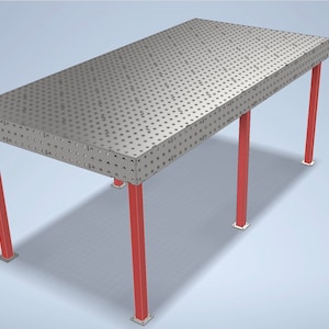 Welding Table 4 X 8 (48 X 96 X 1/4 Inch Steel) - Imperial - Fab Block ...