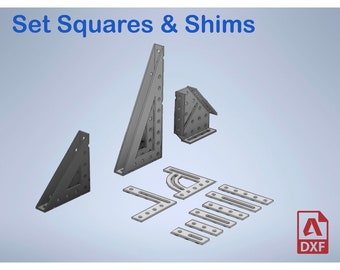 Set Squares & Shims Imperial for Fab Block, Fixture, Welding Table ...