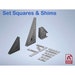Set Squares & Shims Metric Laser Cutting DXF Files - Etsy