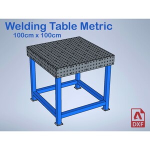 32 X 48 Fixture/welding Table DXF FILES ONLY - Etsy Canada