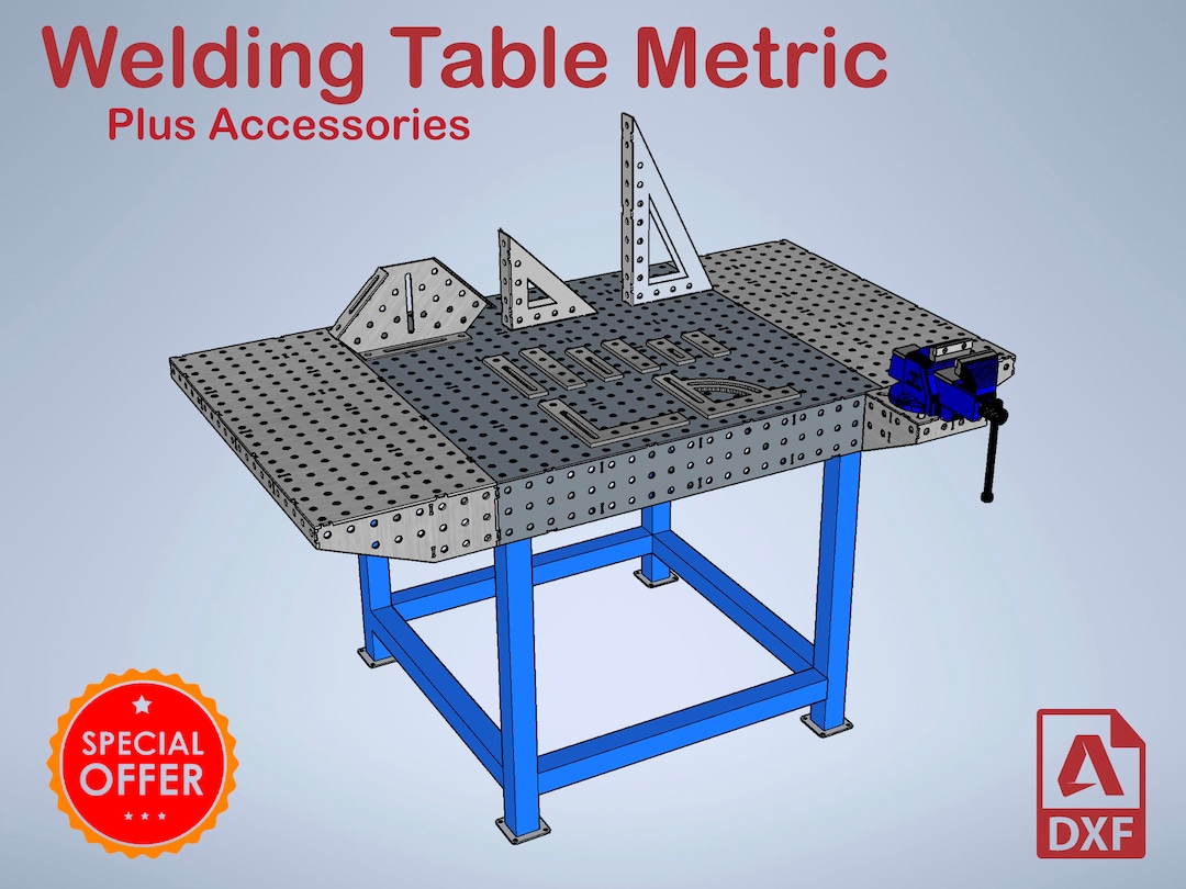 Welding Table 100 X 100 X 6mm & Accessories Metric Laser - Etsy