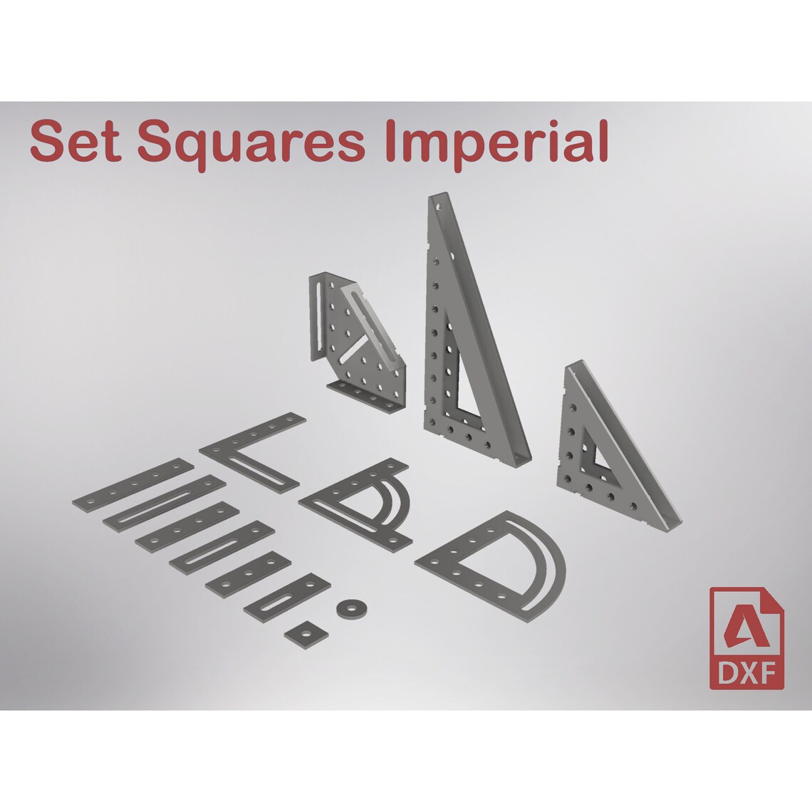 Set Squares & Shims Imperial - for Fab Block, Fixture, Welding Table ...