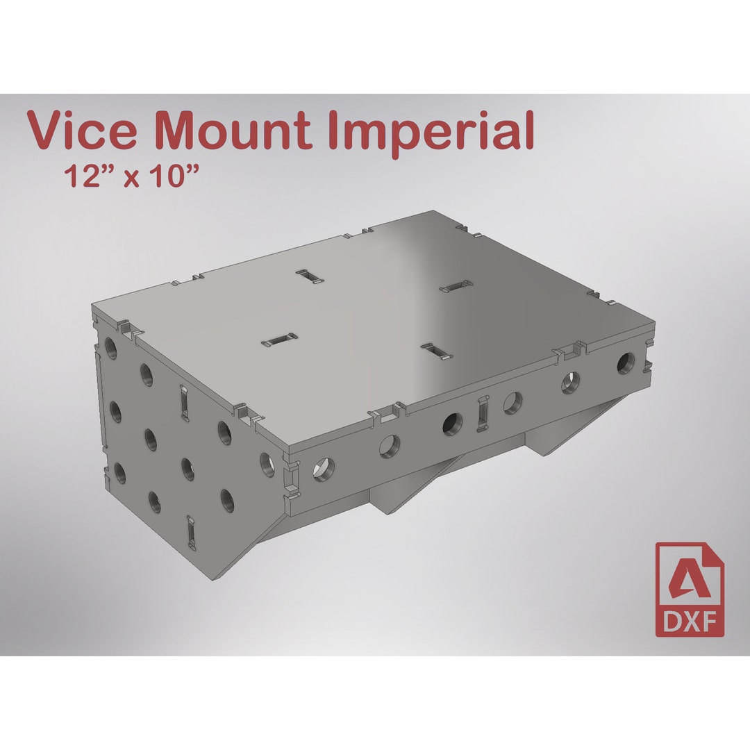Vice Mount Imperial - 12 Inches X 10 Inches X 1/4 Inch Steel - for Fab ...