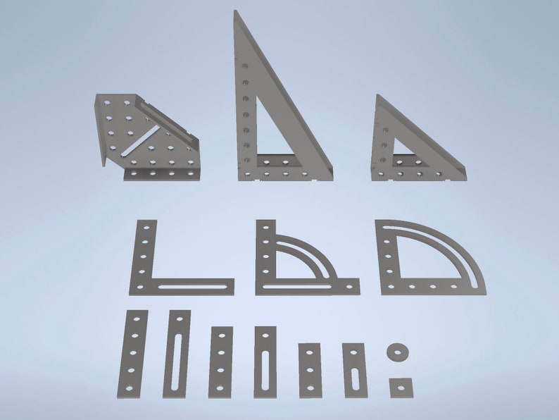 Set Squares & Shims Imperial - for Fab Block, Fixture, Welding Table ...