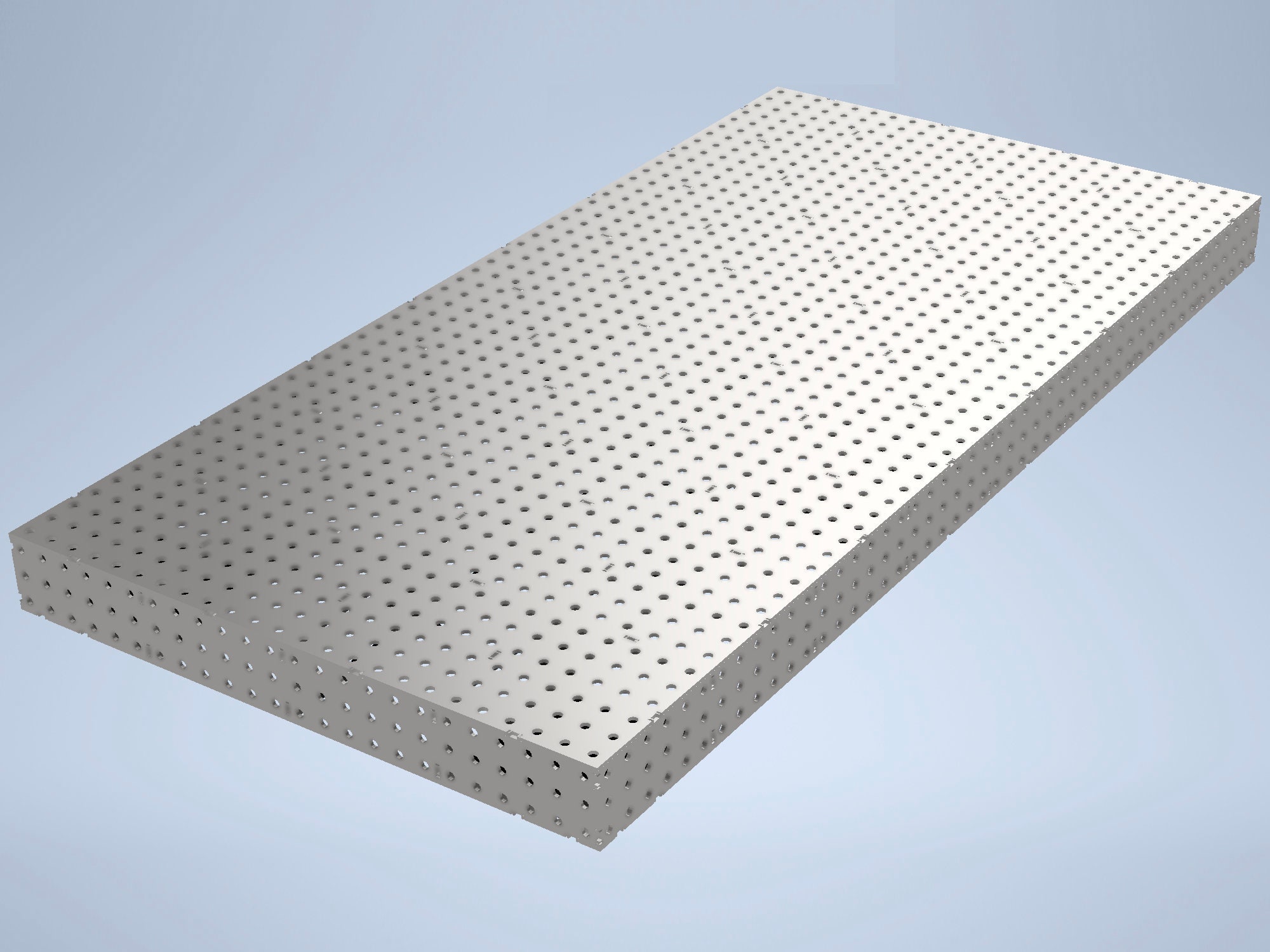 Welding Table 4 X 8 (48 X 96 X 1/4 Inch Steel) - Imperial - Fab Block ...