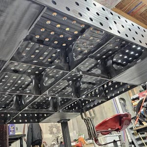 Welding Table 4 X 4 (48 X 48 X 1/4 Inch Steel) & Accessories Imperial ...