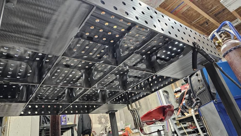 Welding Table 4 X 4 (48 X 48 X 1/4 Inch Steel) & Accessories Imperial ...