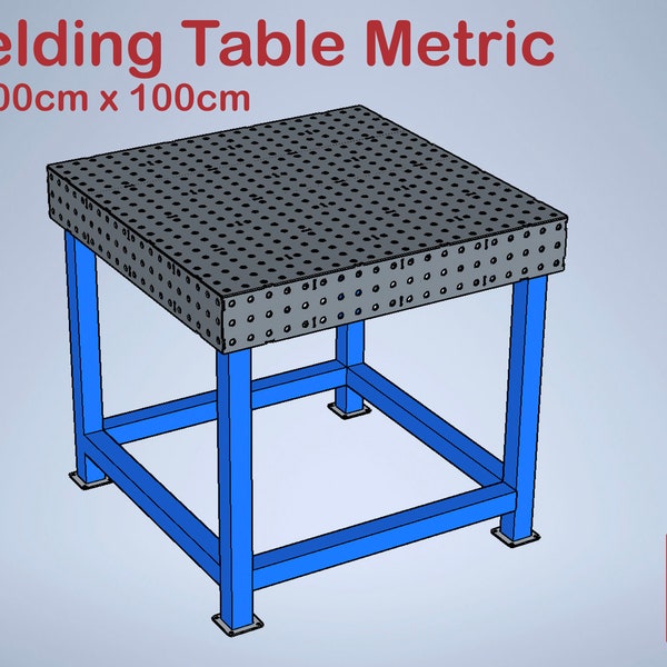Welding Table Plans - Etsy